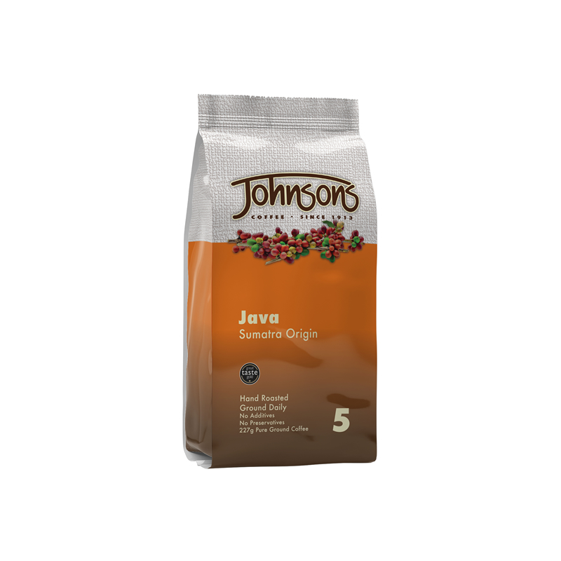 Sumatra Java Blend Hand Roasted Coffee 227g - Johnsons Coffee